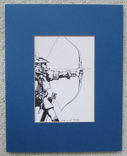 TIM SALE PRINT GRAY ARCHER #1 SIGNED 1980 | eBay