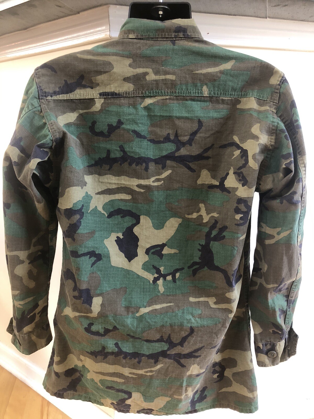 USGI Post-Vietnam Era USMC ERDL Camouflage Hot Weather Coat Jacket ...