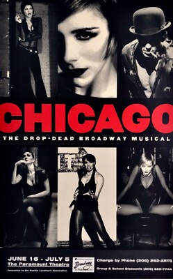 Chicago Original Musical Poster