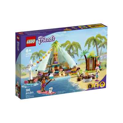 GENUINE LEGO Friends 41700 Beach Glamping, NEW, Ships Priority Mail ...