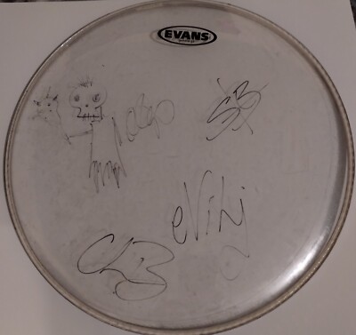 OTEP SIGNED OTEP SHAMAYA DRUM HEAD STAGE USED PROOF COA CD LP ATAVIST ...