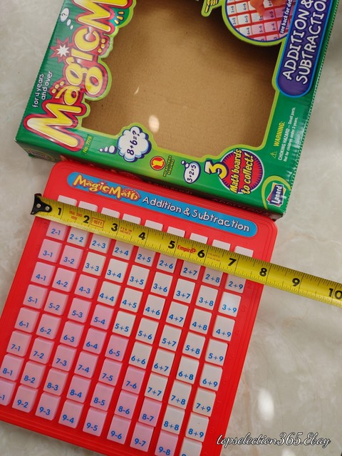 Magic Math Addition Subtraction Press N See Learning Tool Game 1999 ...
