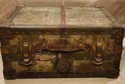 WW1 US Military Supply Co. American Expeditionary Forces Steamer Trunk ...