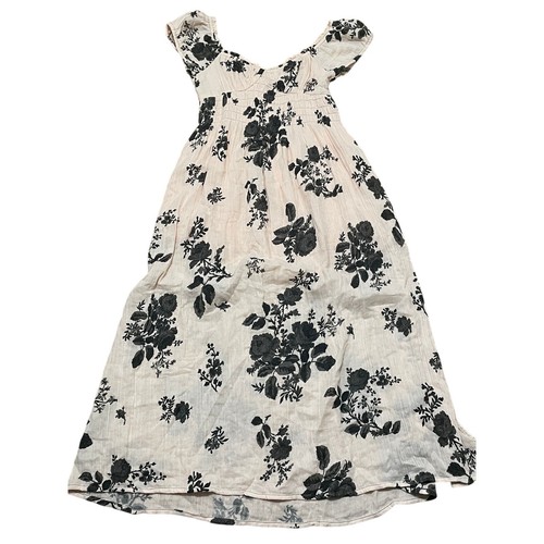 Free People Women's Sm Light Pink Black Floral Forget Me Not Milkmaid ...