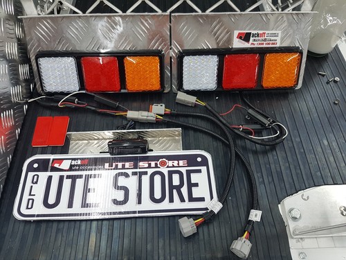 LED Trayback Ute Tail Light Kit Plug N Play+Mounts Triton MQ/MR/MV 2015 ...