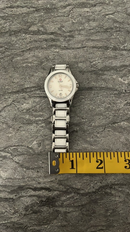 Swiss Military Hanowa Sapphire Crystal Swiss Made Watch Calendar White ...