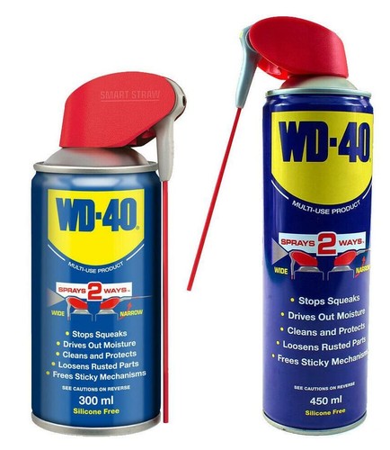 WD40 Lubricant Spray Multi Purpose Smart Straw Penetrating Oil Car Bike ...