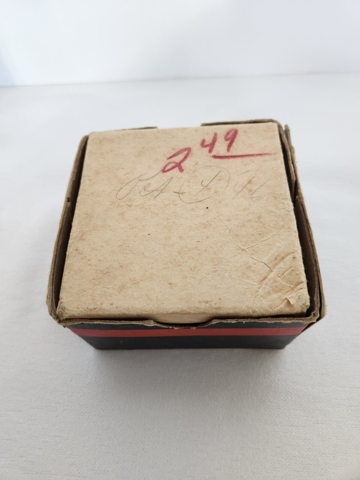 Vintage Chum Miniature Square Alarm Clock BOX ONLY The Ingram Co 1946 ...