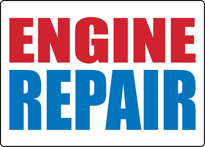 ENGINE REPAIR - AUTO REPAIR SHOP STOREFRONT WINDOW | Adhesive Vinyl ...