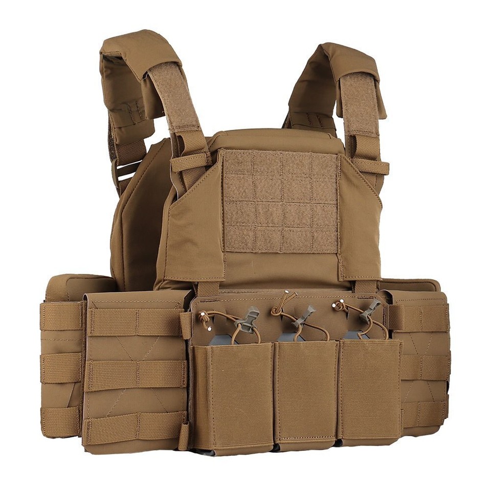 Tactical HSP THORAX Plate Carrier Front&Rear Bag MOLLE Hunting Vest Set ...