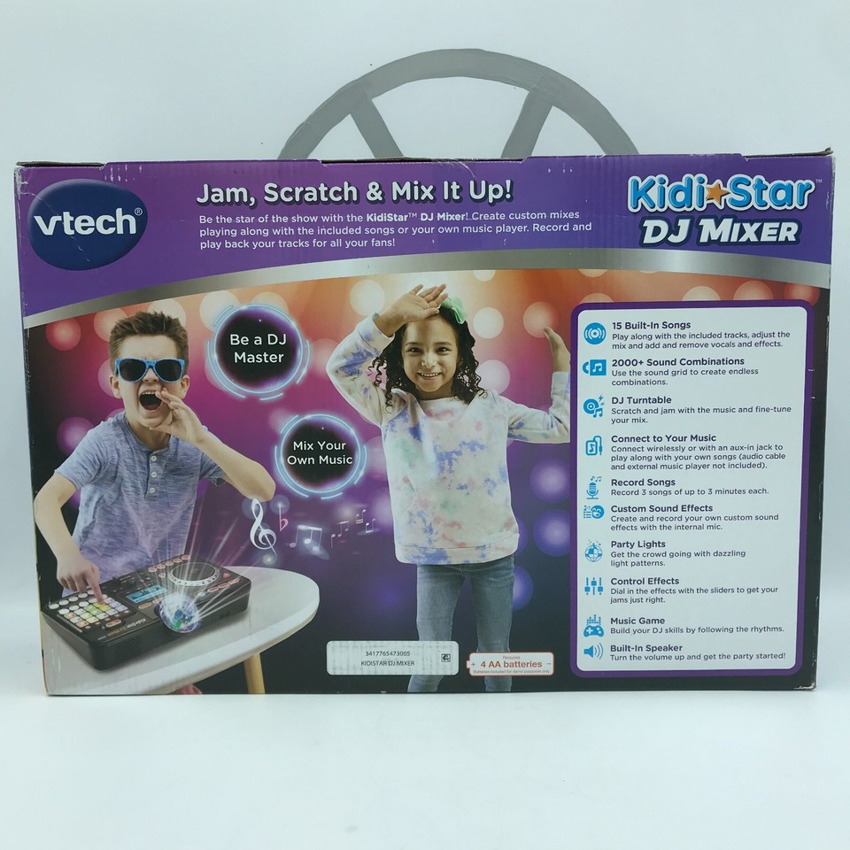 NEW Open-Box VTech Kidi Star DJ Mixer Toy Musical Instruments Baby and ...