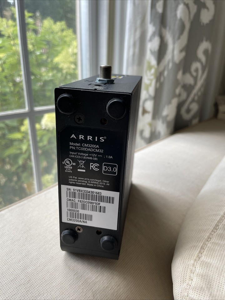 Used ARRIS CM3200A Gigabit Cable Modem DOCSIS 3.0 | eBay
