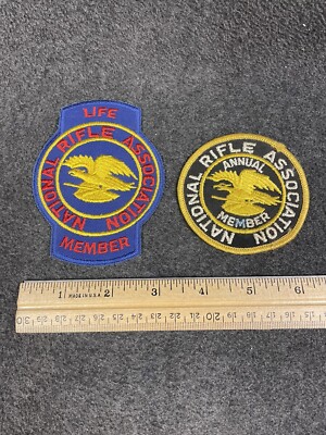 Vintage NRA Life Member & Annual Member Patches rifle pistol hunting | eBay