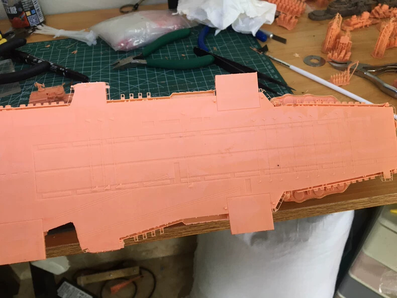3D Printed 1/700 United States Aircraft Carrier Unpainted Model Kit NEW ...