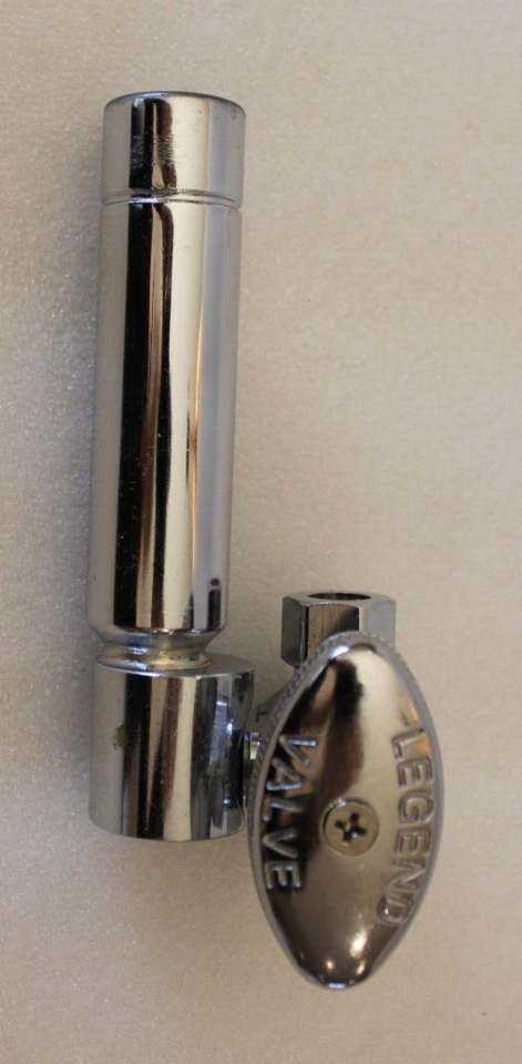 PPP MM-500ASTH - 1/2" FMIP x 3/8 OD Angle Stop w/ Water Hammer Arrestor ...