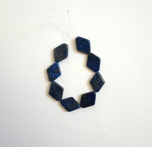 LAPIS 9x12MM DIAMOND SHAPE BEADS - 4" Strand - 9709 | eBay