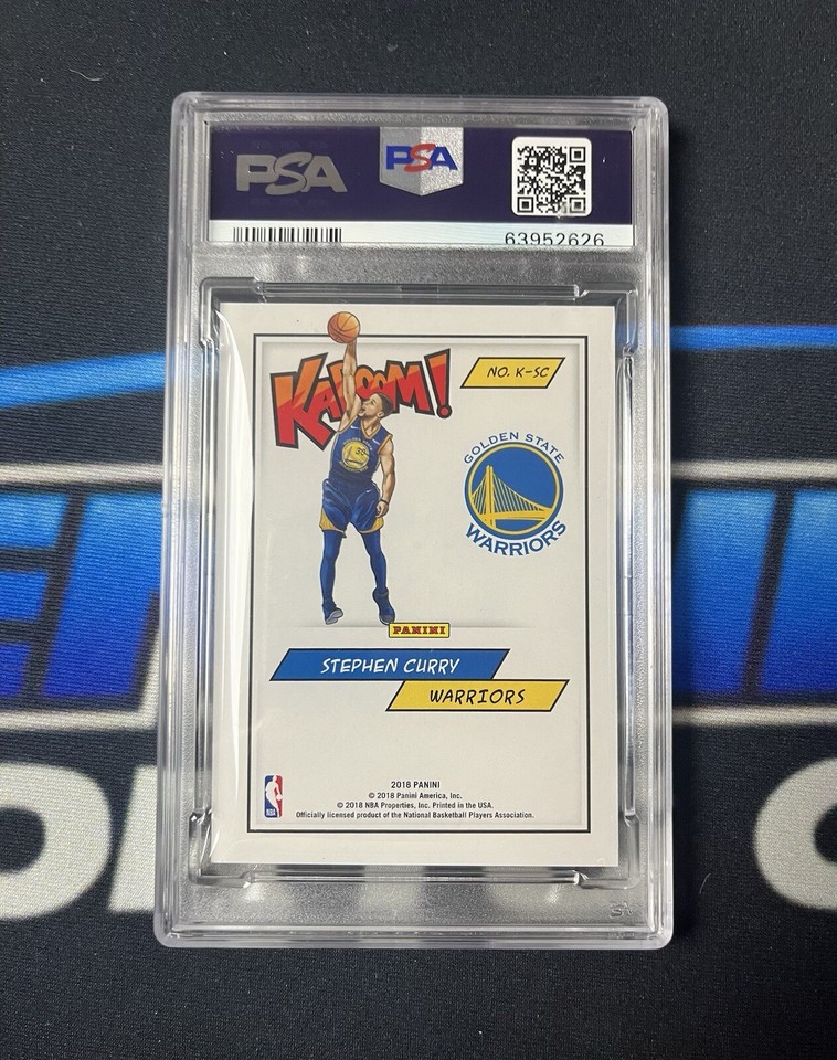 2018 Panini KABOOM! Stephen Curry PSA 10 GEM MINT! POP 35! Warriors | eBay
