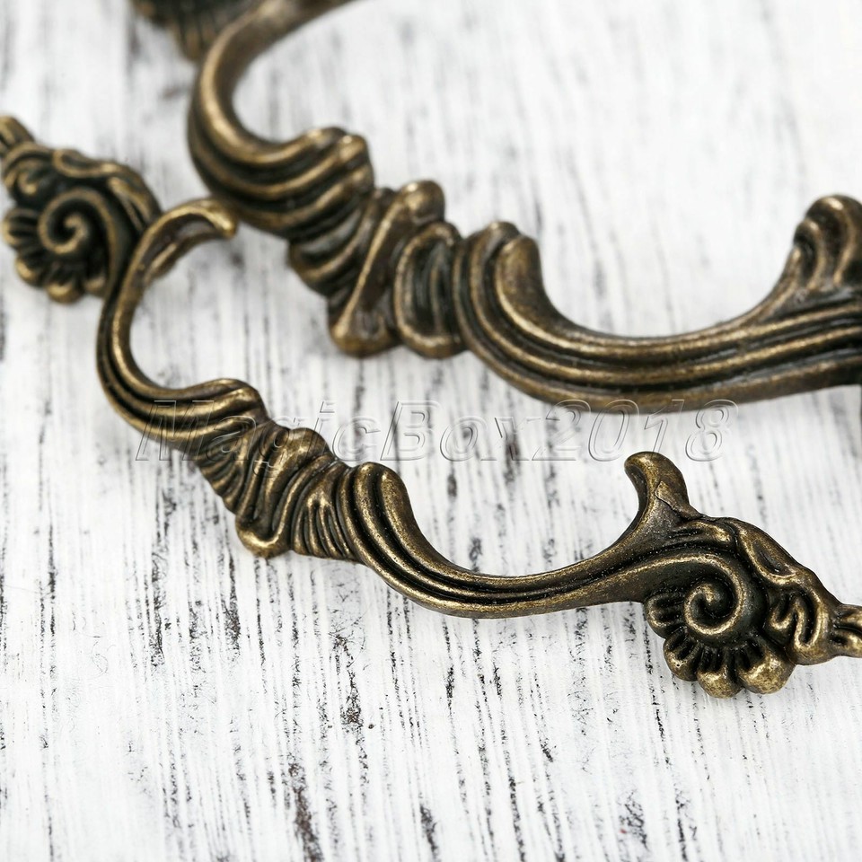 Antique Bronze Jewelry Box Cabinet Pull Handle Drawer Dresser Wardrobe ...