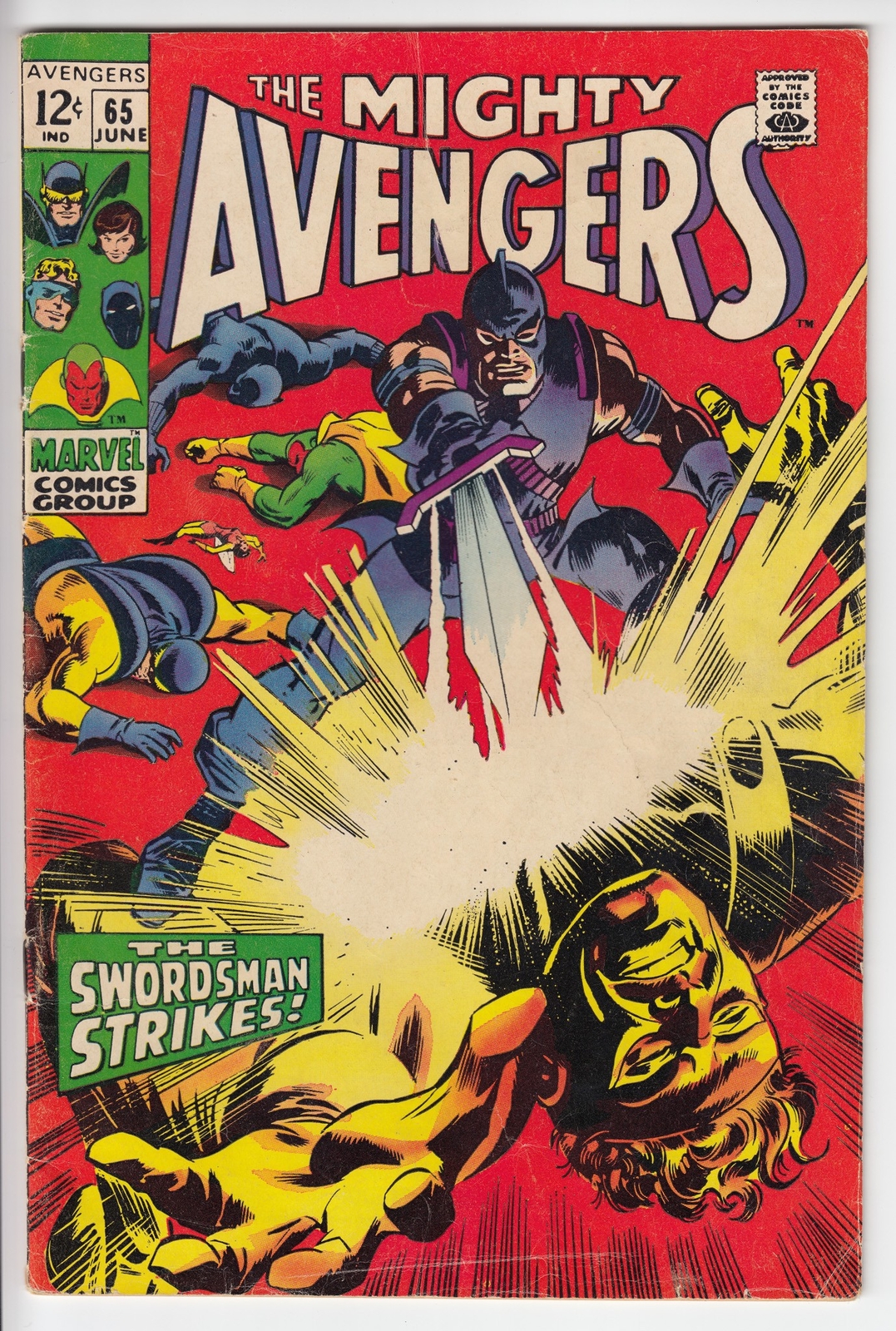 Avengers Earth's Mightiest Heroes Series 1 Issue #65 Comic Book 1969 ...
