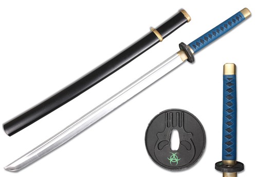 39" Sparkfoam Sword w/ Plastic Scabbard Anime Manga PU Foam Samurai ...