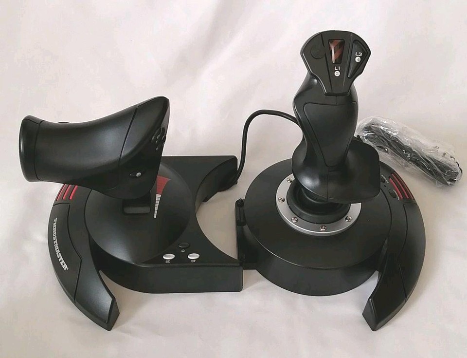 Thrustmaster T Flight Hotas X Brand new Japan Color Black PC and Play ...