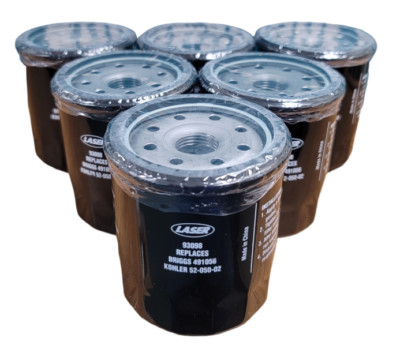 Laser 6 Pack Oil Filter For Kohler 52 050 02 Briggs 491056 John Deere ...