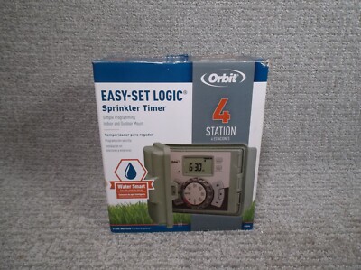Orbit 4 Station Easy-Set Logic Water Smart Sprinkler Timer Indoor ...