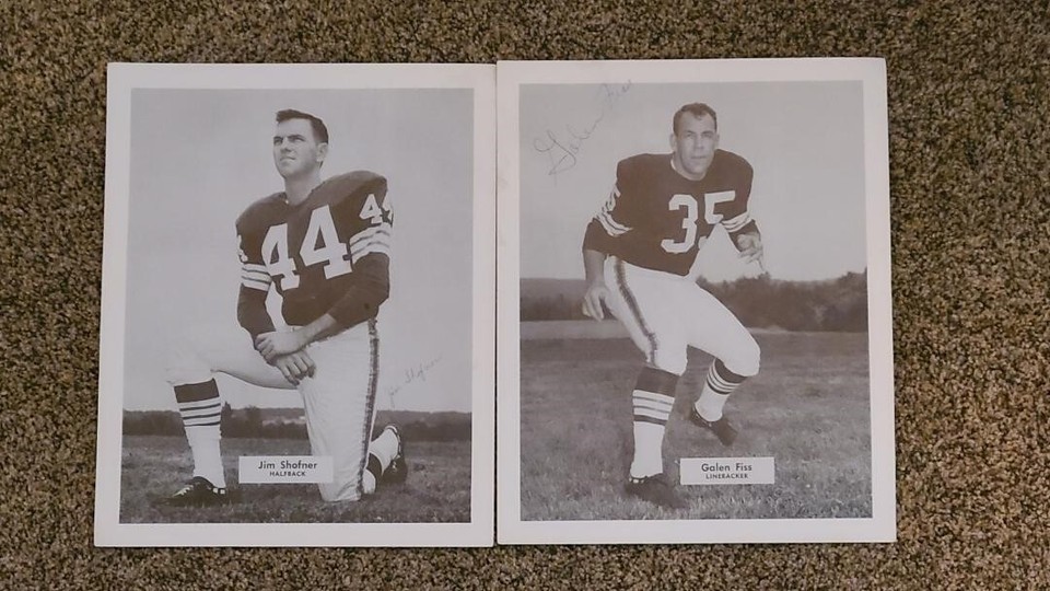1961 Cleveland Browns Football Team Issue 16 Photos Set/ HOF Jim Brown ...