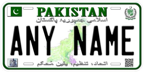 Pakistan Any Name Personalized Novelty Car License Plate | eBay