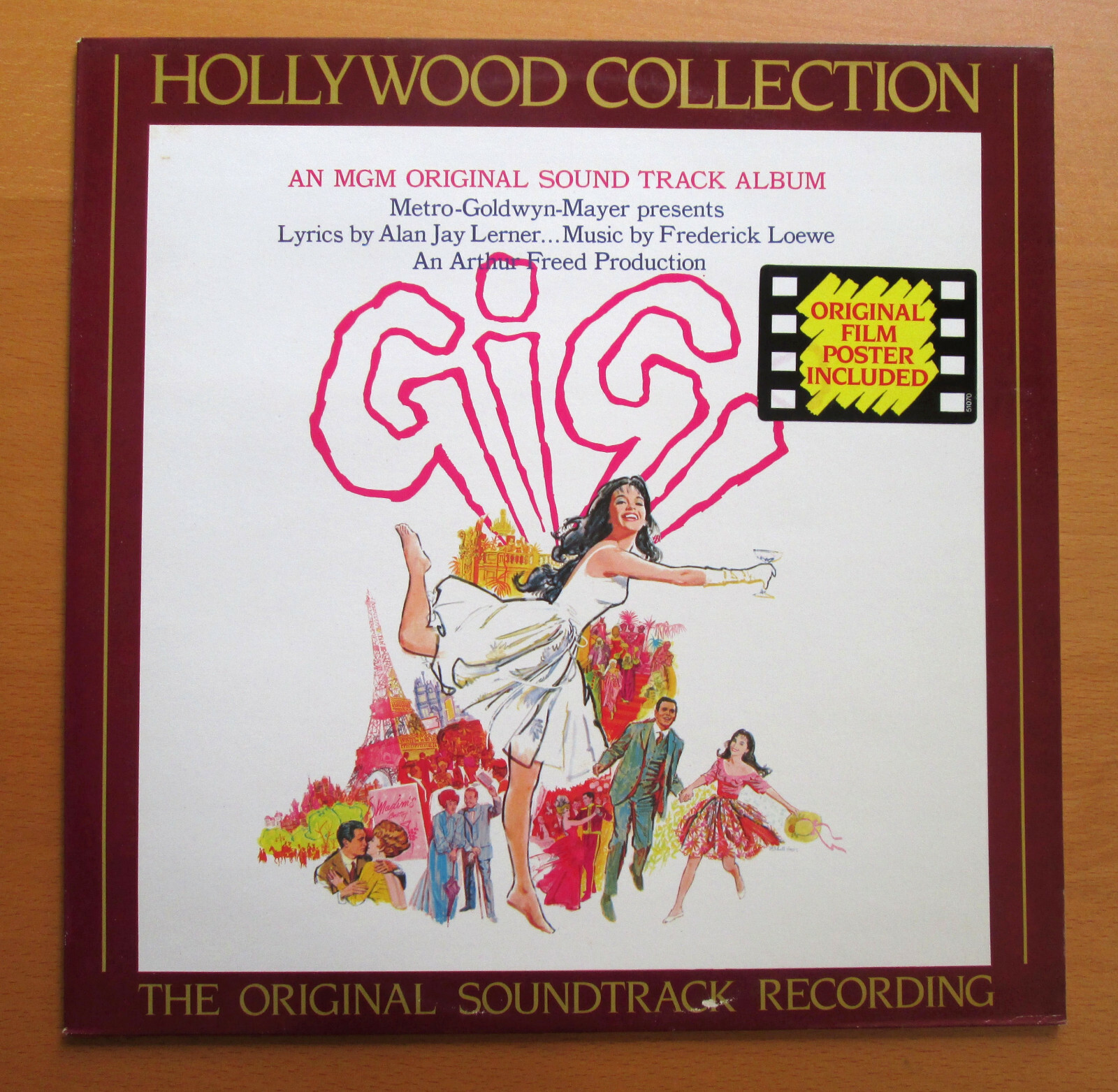 GIGI 1958 MGM Original Soundtrack Andre Previn NM/EX Vinyl + Poster CBS ...