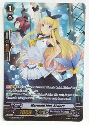 Bushiroad Cardfight Vanguard Mermaid Idol, Riviere G-CB05/S40EN SP Near ...