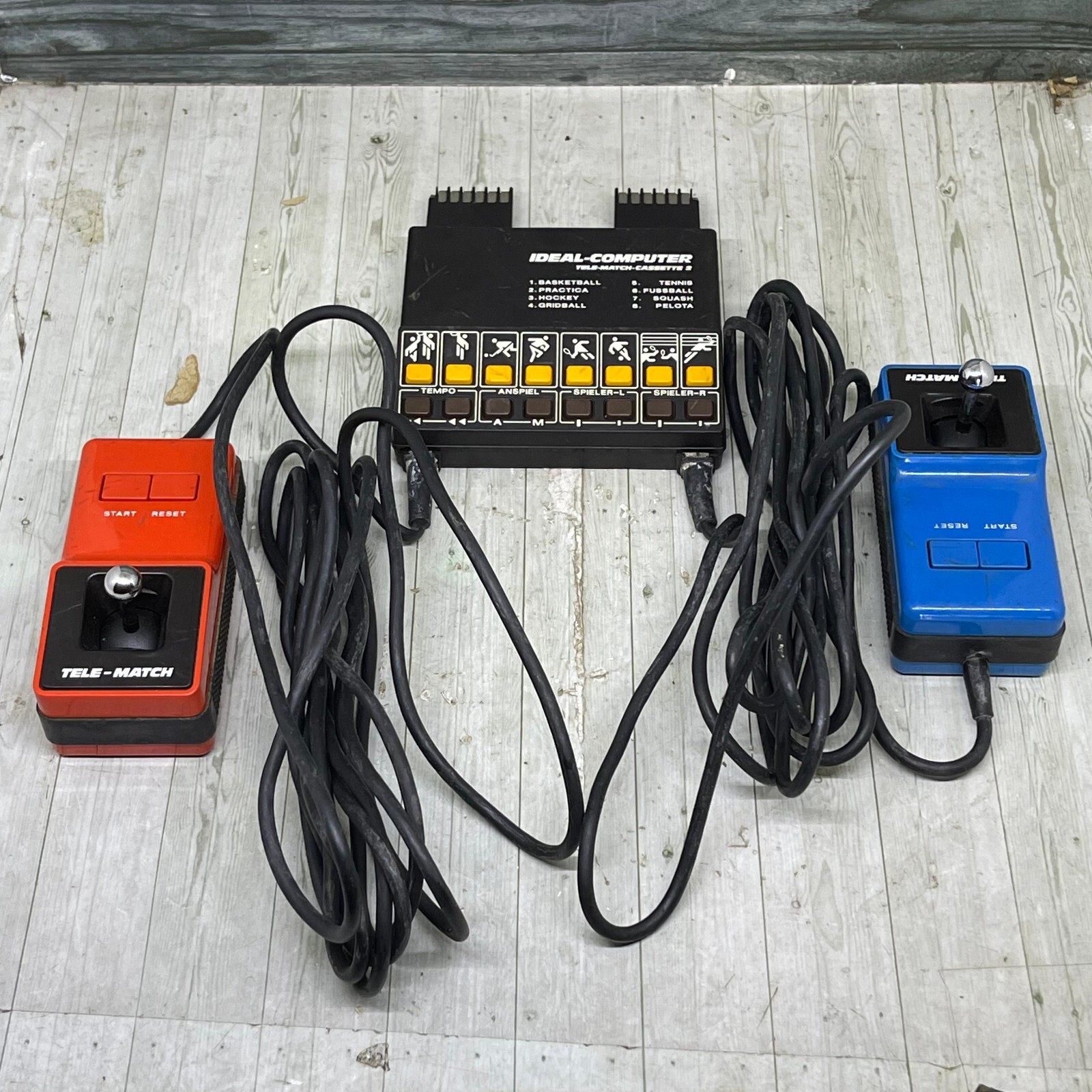 Vintage Game Console Ideal Computer Tele-Match-Cassette 2 Untested | eBay