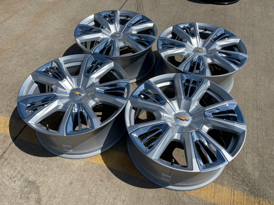 22" Chevy Tahoe RST OEM wheels rims 96951 Silverado Suburban 2023 2024 ...
