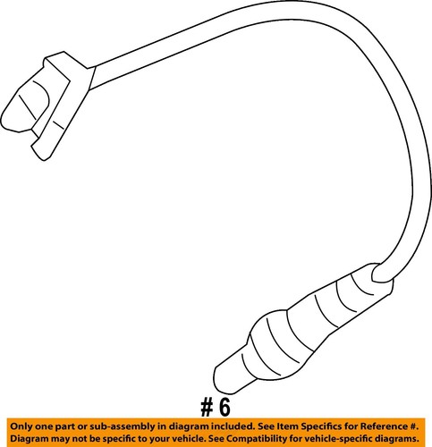 GM OEM 10-11 Regal Emission System Emission Components-Rr Oxygen Sensor ...