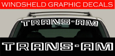 New Pontiac Trans-Am Decal sticker windshield banner | eBay