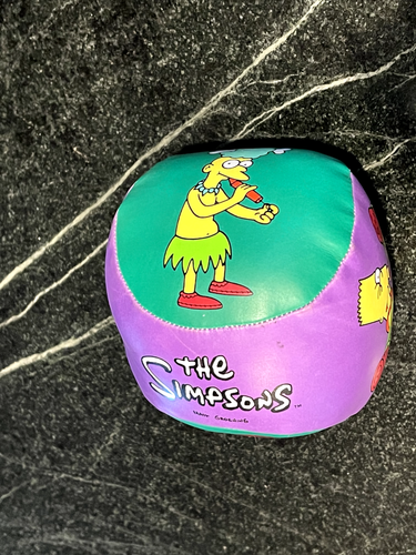The Simpsons Vintage Soft Play Ball - w/Sideshow Bob + Mel, Bart ...