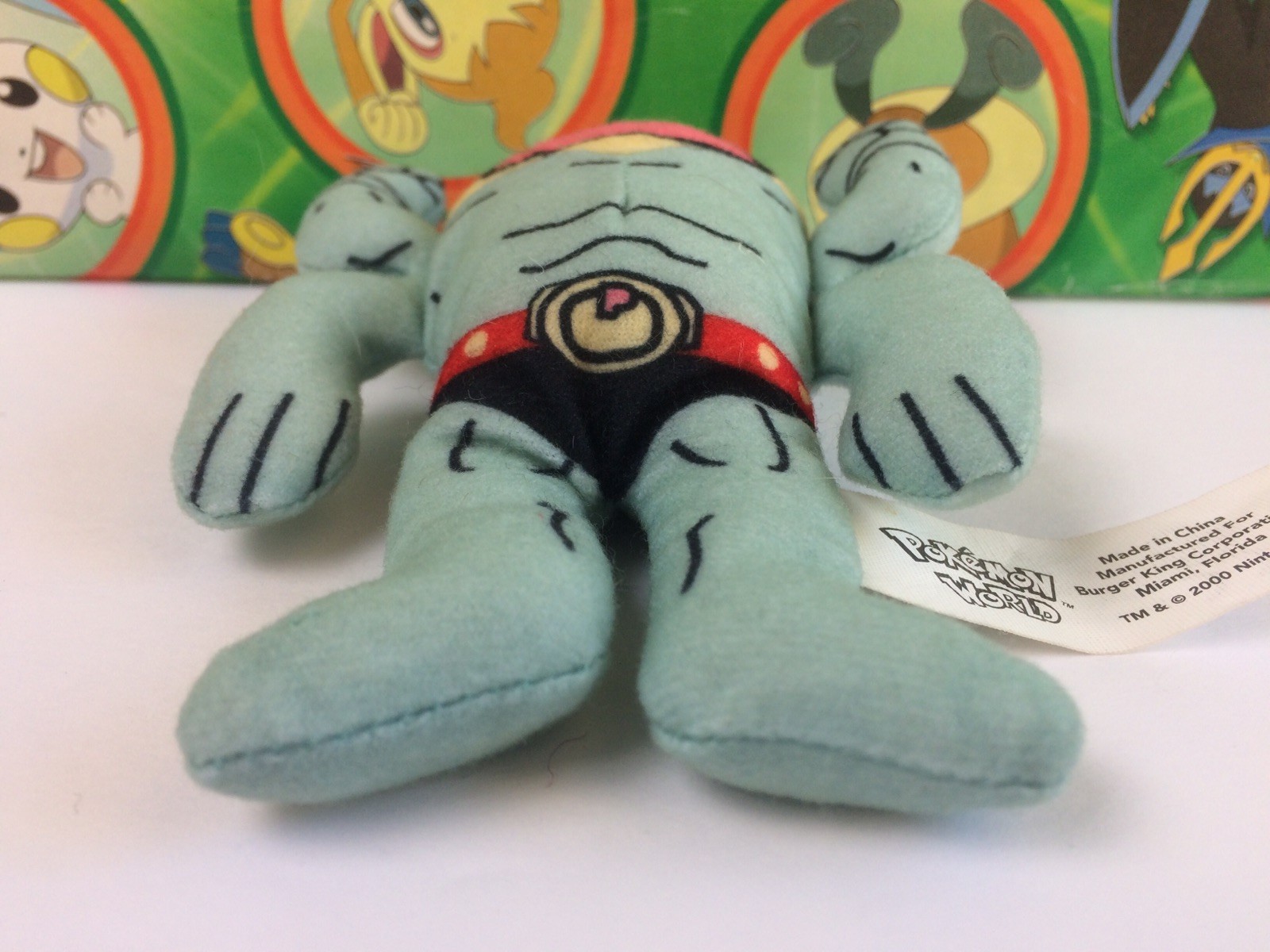 Pokemon Plush Machamp toy Set Poke doll stuffed figure go toy Burger ...