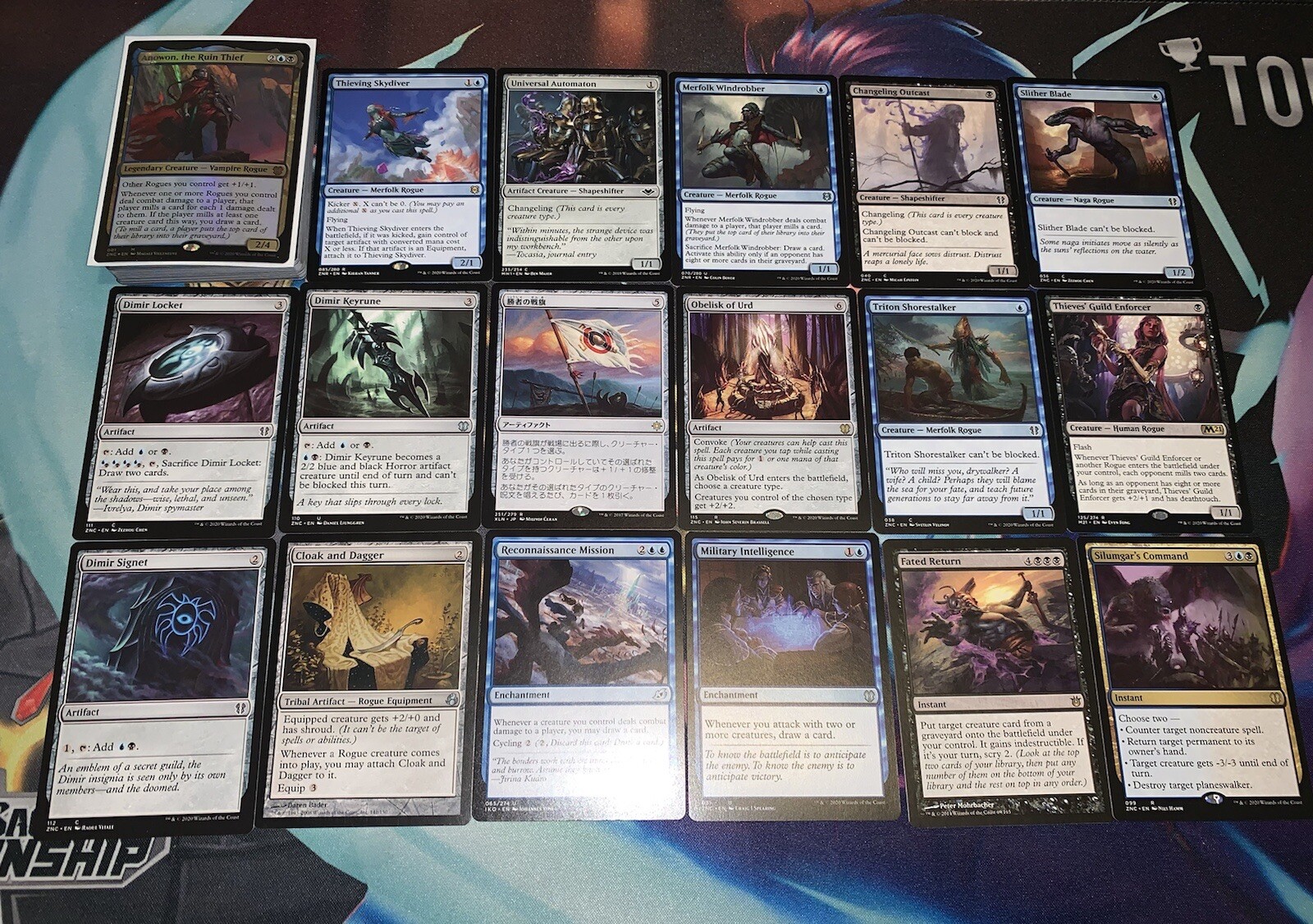 Mtg Full EDH Deck - Anowon, the Ruin Thief Rogue Tribal - Lots of Rares ...