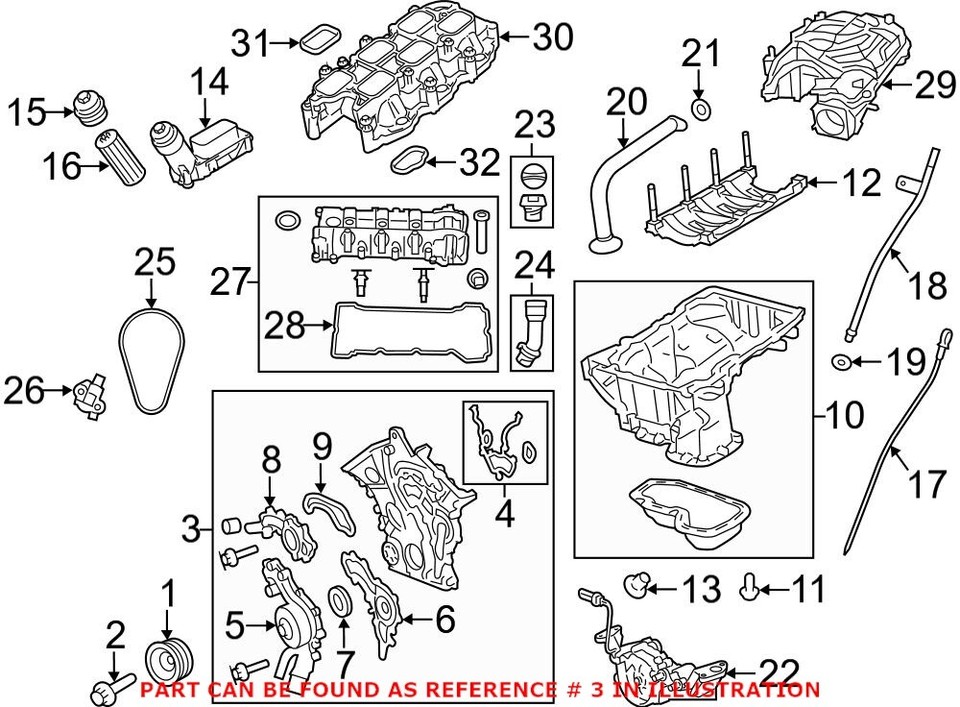 2007-2018 Jeep Wrangler Mopar Engine Timing Cover | 68079231AE ...