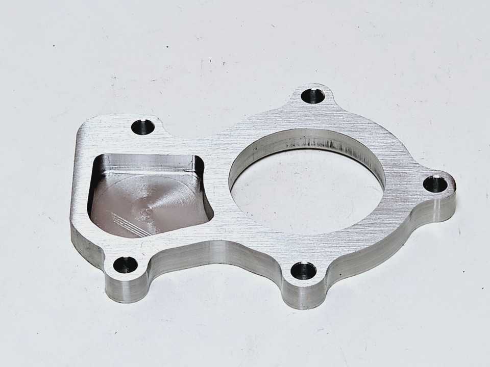 Stainless HX35 Downpipe Turbo Flange 2.5" For Cummins Holset WH1C 6BT ...