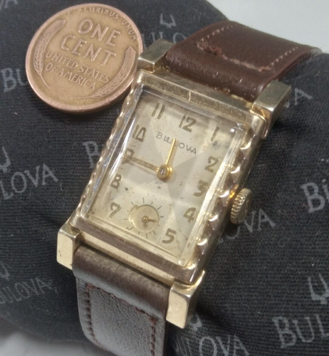 Working Vintage 1953 Bulova 7AA Mens Tank Watch | eBay