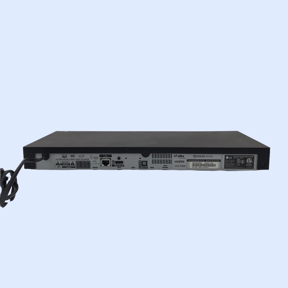 LG UBK80 3D Ultra High Definition Blu-Ray 4K Media Player #U2642 | eBay