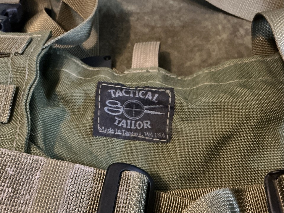 Nice Tactical Tailor Ammo Green Chest Rig With Pouch And Snap Straps ...