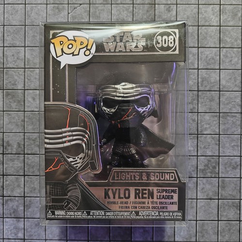 Star Wars: Kylo Ren #308 (Lights & Sound) 2021 Funko Pop - w/Protector ...