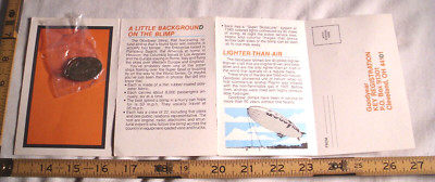 GOODYEAR BLIMP KEYCHAIN NEW ON CARD | eBay