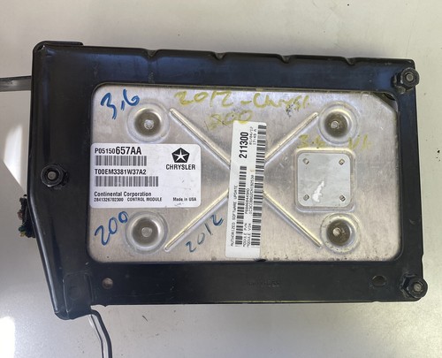12 Chrysler 3.6 200 Dodge Caravan Engine Control Module Computer ECM ...