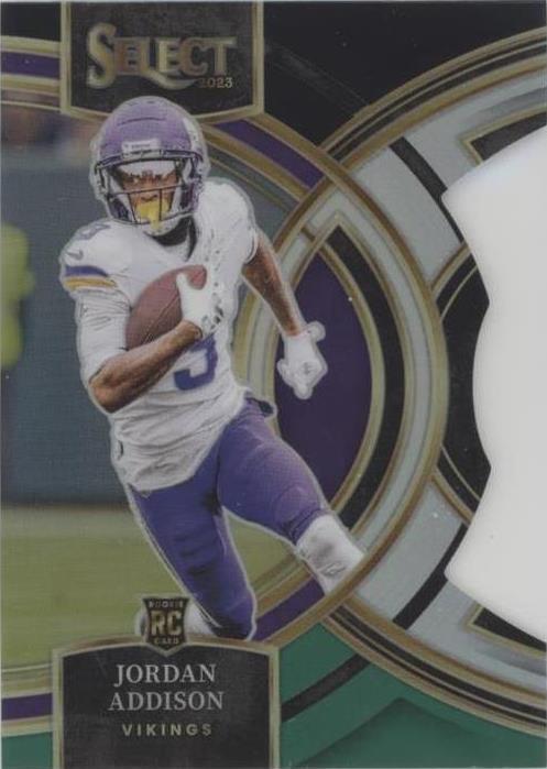 2023 Panini Select - Premier Level Jordan Addison #194 Black & Green ...