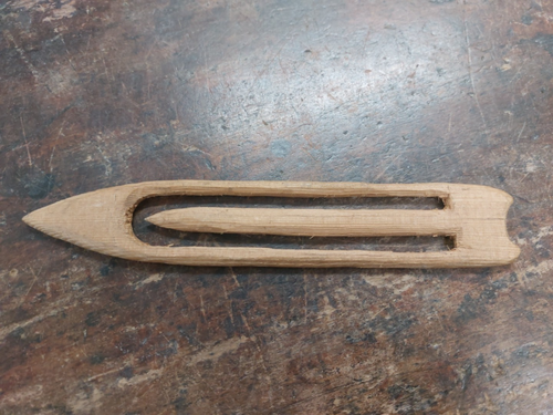 Vintage Hand Carved Wooden Netting Shuttle | eBay UK
