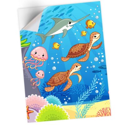 1 x Vinyl Sticker A1 - Underwater Sea Life Whale Octopus Fish #16803 ...