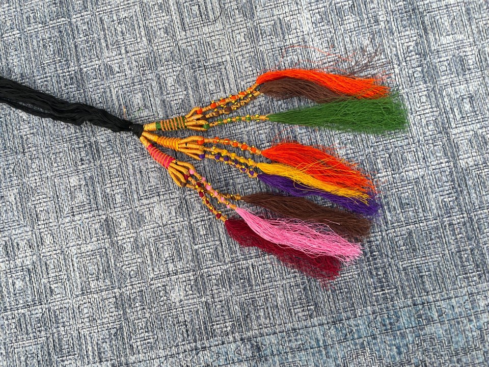 Hair Pranda Traditional Multi Color Paranda Hair Accessory Pakistani ...